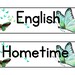 Butterfly Visual Class Schedule: Watercolor Bulletin Board (printable ...