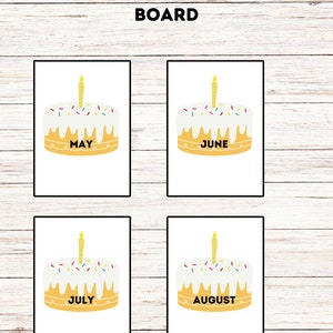 Classroom Birthday Display Kit Printable, Birthday Bulletin Board Kit ...
