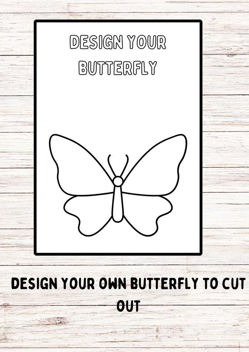 Butterfly Life Cycle Craft Printable, Butterfly Life Cycle Printable ...