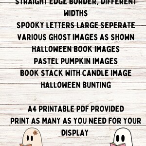 Halloween Bulletin Board Printable, Funny Halloween Bulletin, Library ...
