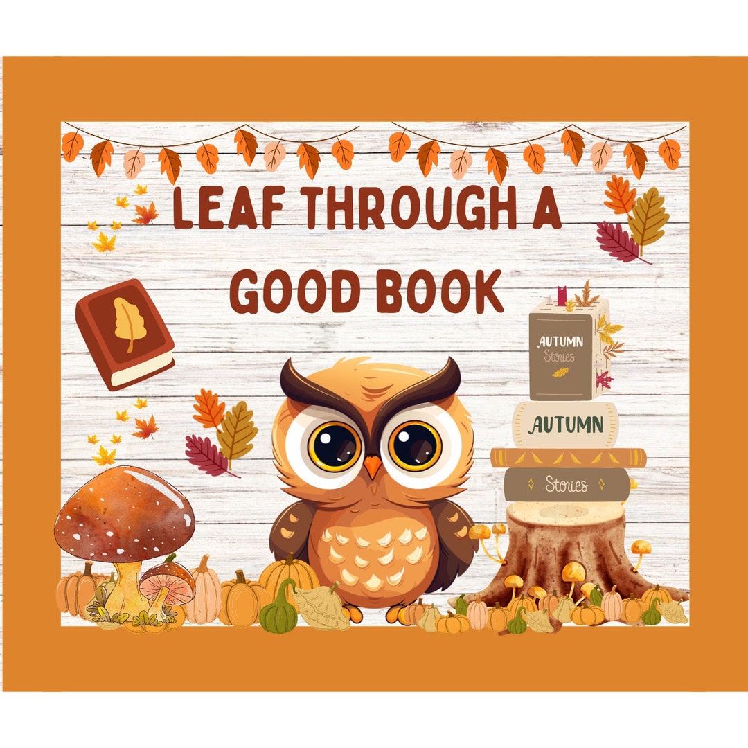 Fall Owl Bulletin Board Printable: Autumn Classroom Decor (A4 PDF) - Etsy
