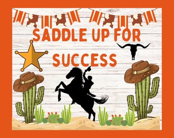 Western Theme Bulletin Board Sayings Cowboy Disco New Year Board Is