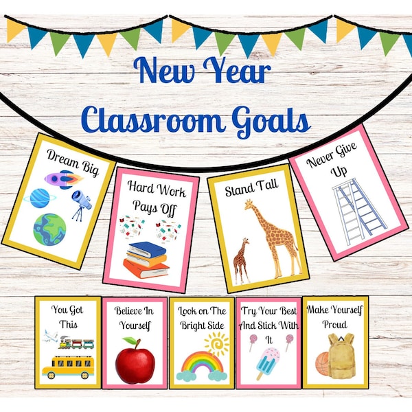 New Year Bulletin Boards - Etsy