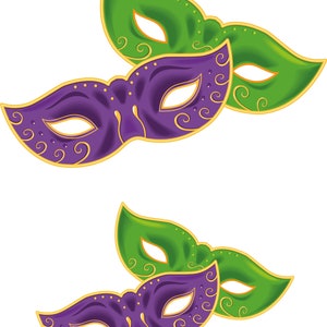 Mardi Gras Bulletin Board Kit, Printable Mardi Gras Decor, Mardi Gras ...