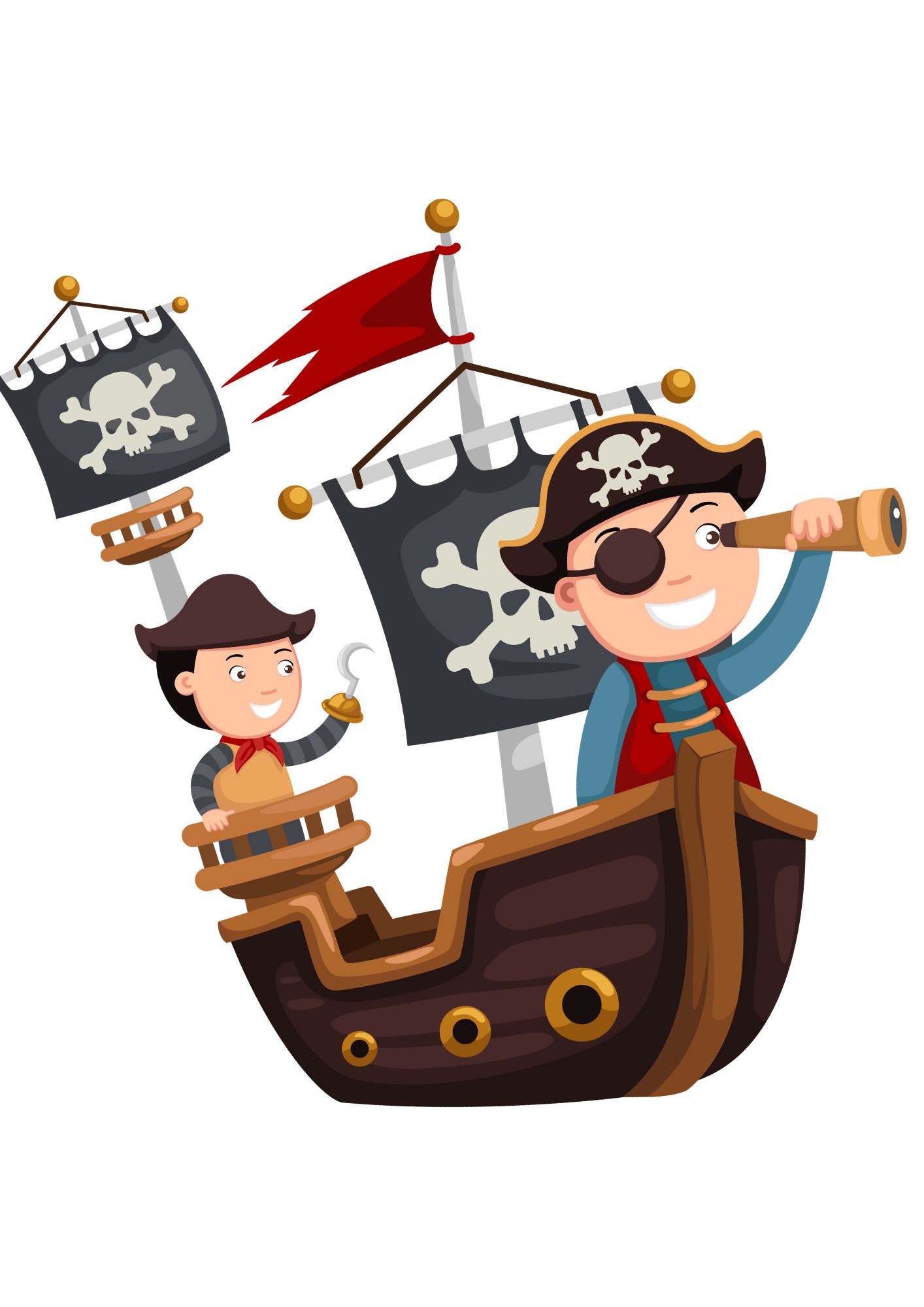 Pirate Bulletin Board Printable: Treasure Chest Classroom Decor (A4 PDF ...