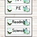 Butterfly Visual Class Schedule: Watercolor Bulletin Board (printable ...
