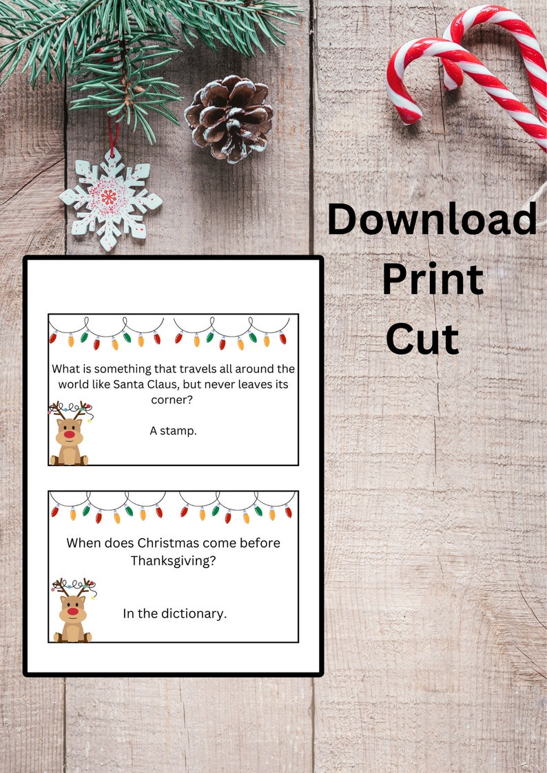 Christmas Riddles Printable, Christmas Party Game, 40 Christmas Riddles ...