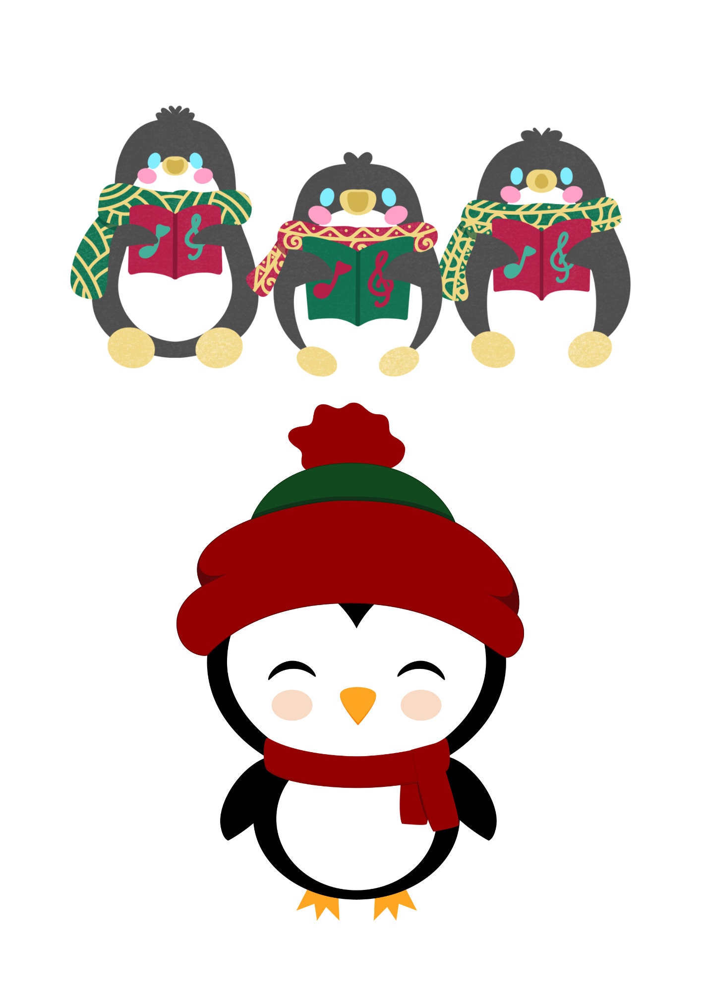 Christmas Bulletin Board Kit, Penguin Bulletin Board, Winter Wonderland ...