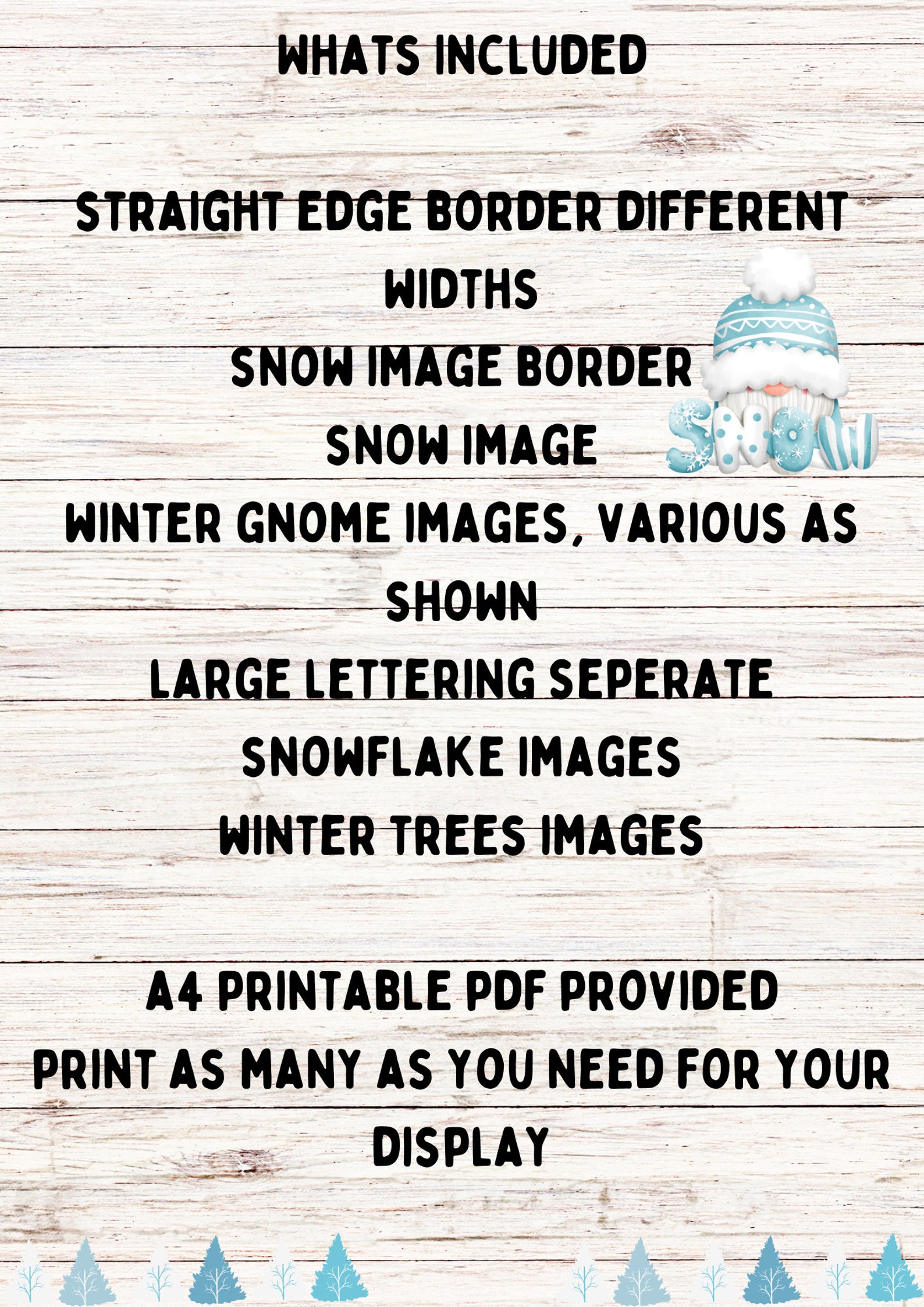 Christmas Bulletin Board Printable, Winter Bulletin Board Printable ...