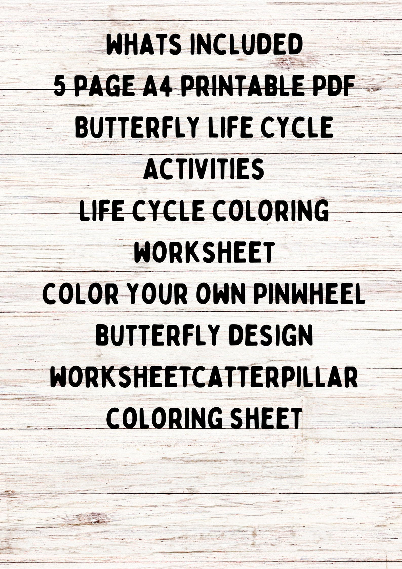 Butterfly Life Cycle Craft Printable, Butterfly Life Cycle Printable ...