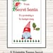 Secret Santa Notes, Funny Secret Santa Printable Notes, 4 Secret Santa ...