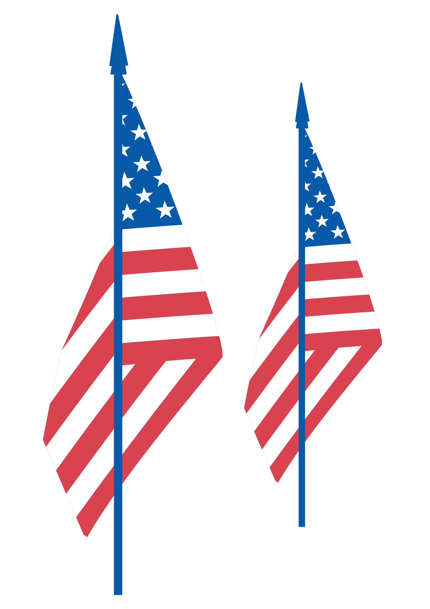 Patriotic Bulletin Board Printable: 4th July, Memorial Day Decor (A4 ...