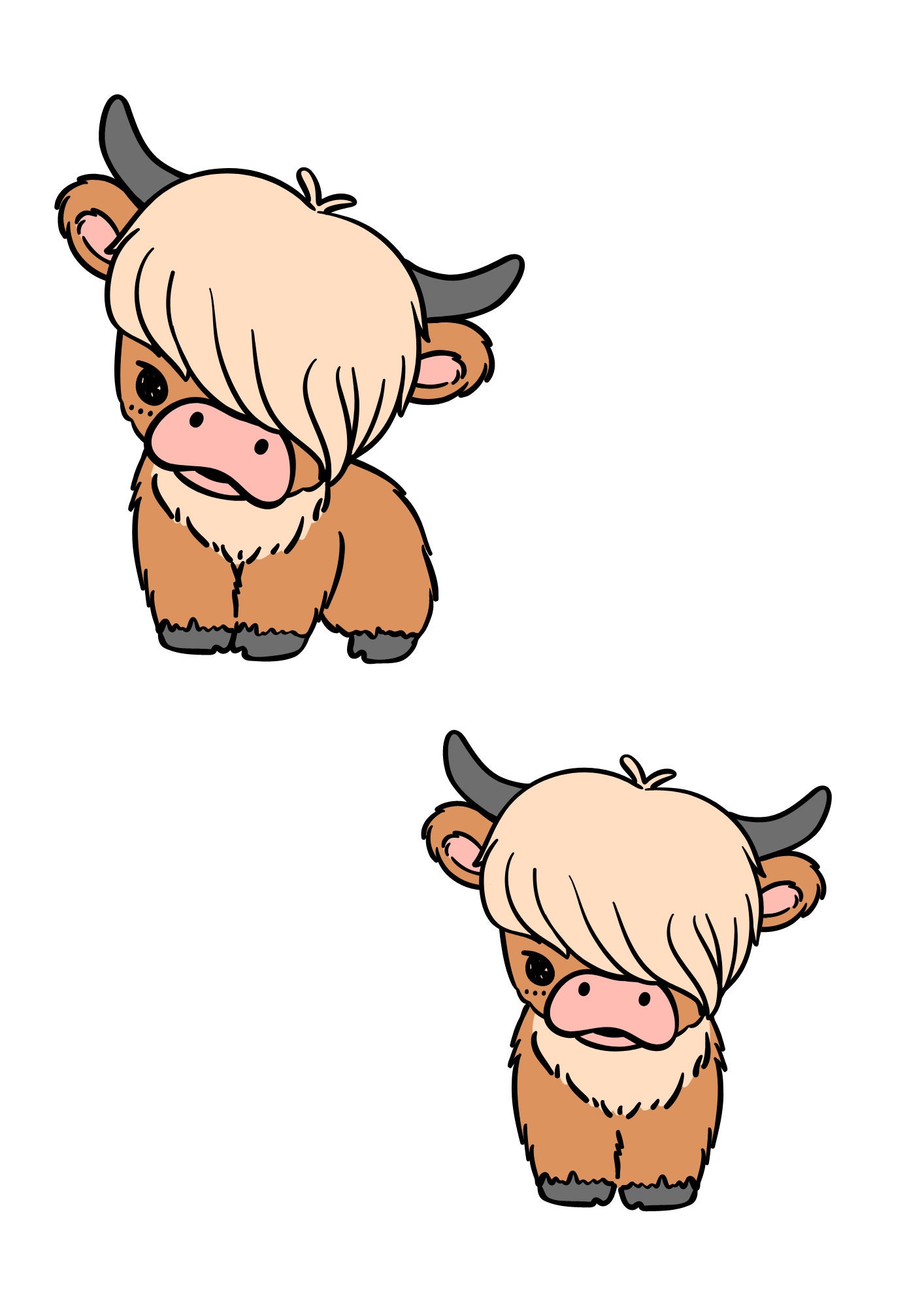 End of Year Bulletin Board Printable, Highland Cow Bulletin, Summer ...