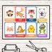 Preschool Emotions Flash Cards Printable, Feelings Flash Cards, Animal ...