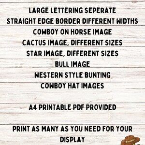 Fall Bulletin Board Printable,motivational Bulletin Board, Western ...