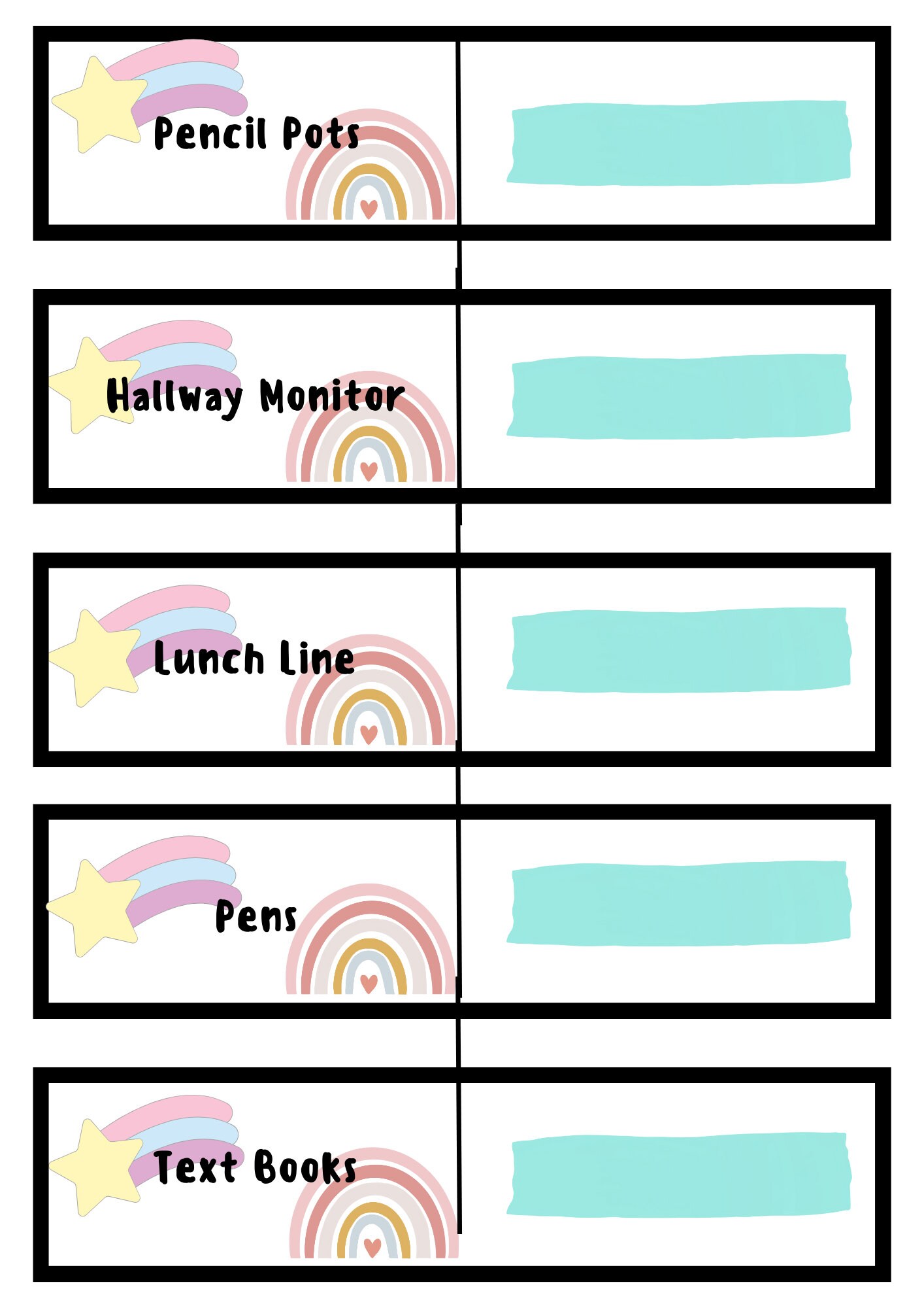 Classroom Jobs Pastel Cards: Editable Student Chore Chart (digital ...