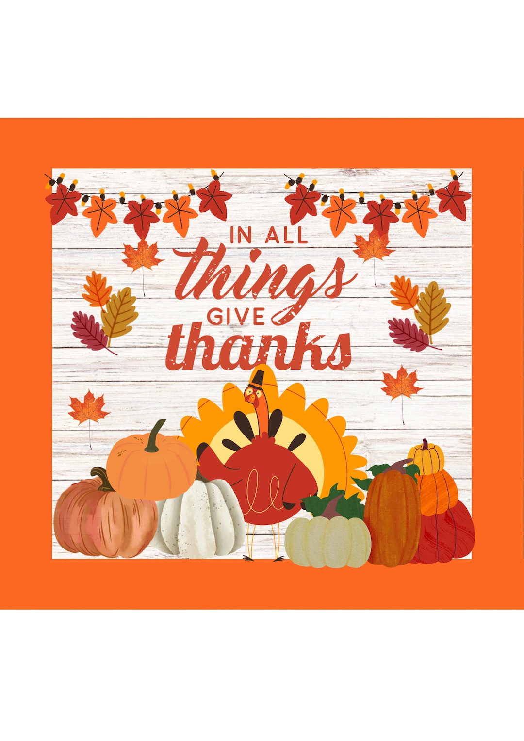 Thanksgiving Bulletin Board Kit, Give Thanks Turkey Bulletin Board Kit ...