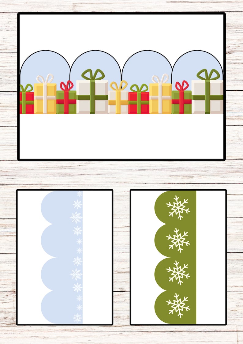 Christmas Bulletin Board Borders 18 Printable Borders - Etsy