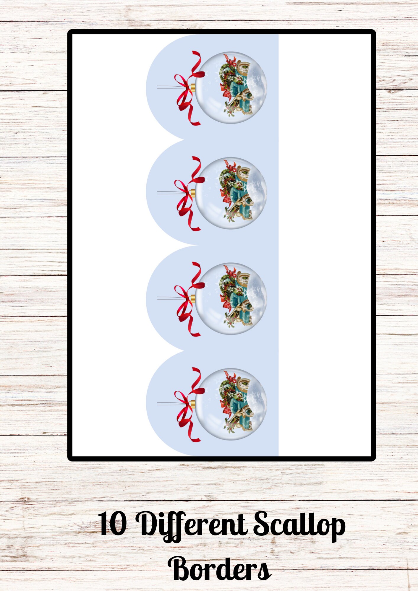 Christmas Bulletin Board Borders, 18 Printable Borders, Holiday ...
