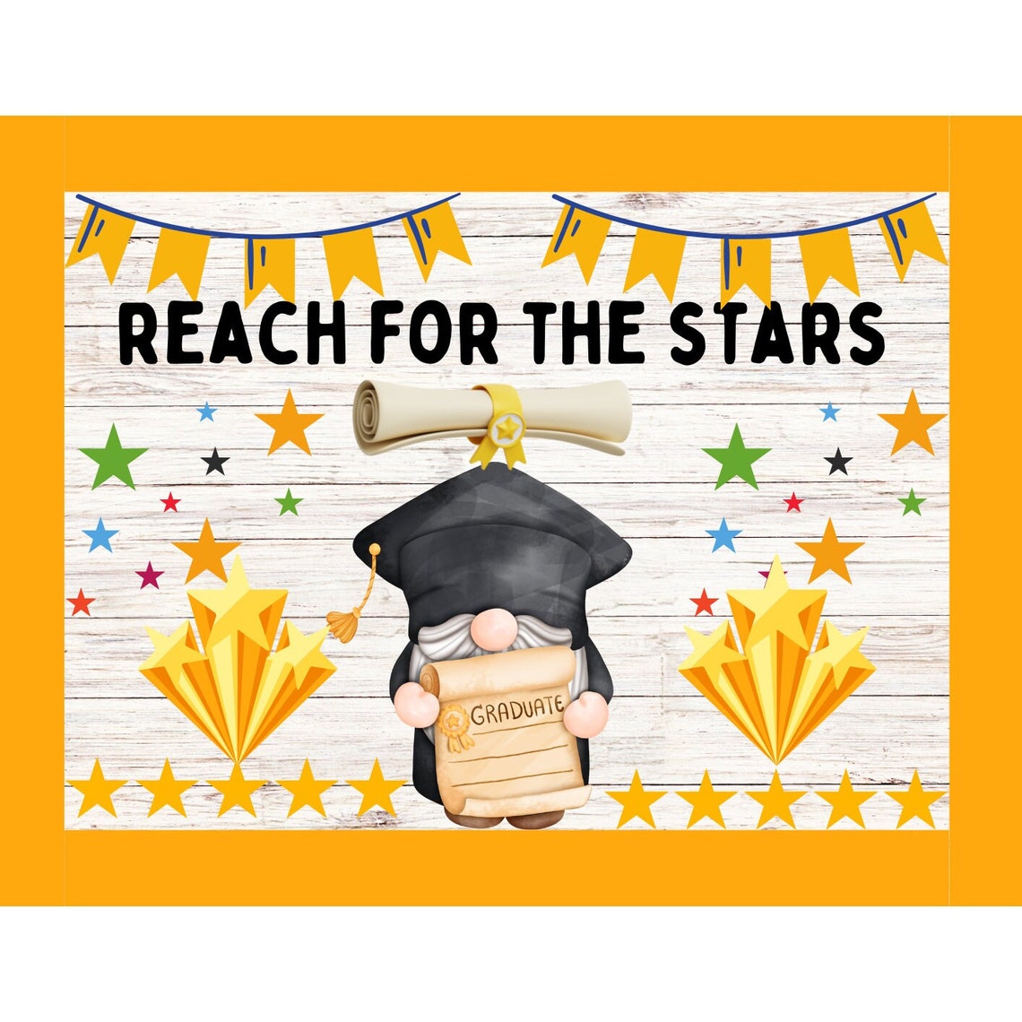 Graduation Bulletin Board Printable, End of Year Bulletin Board, Summer ...