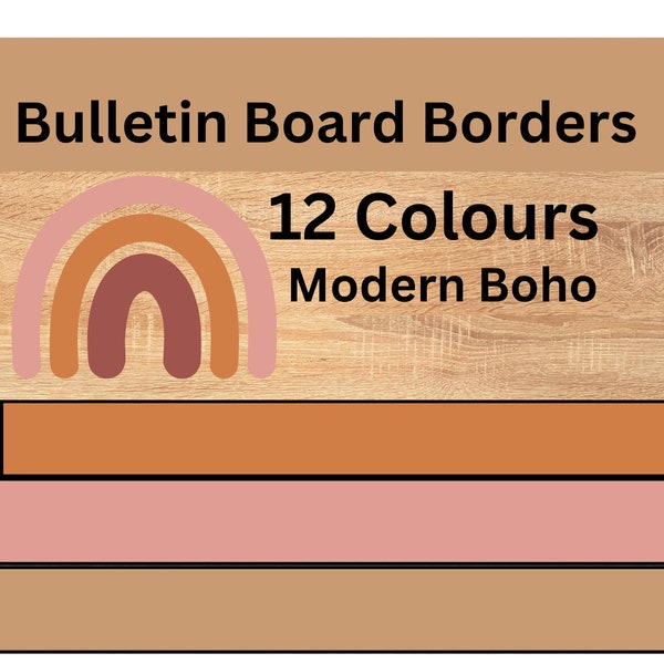 Modern Bulletin Board Border - Etsy