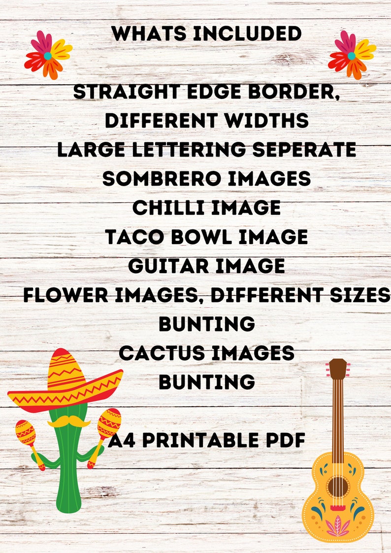 Cinco De Mayo Bulletin Board Printable, Lets Fiesta Bulletin Board ...