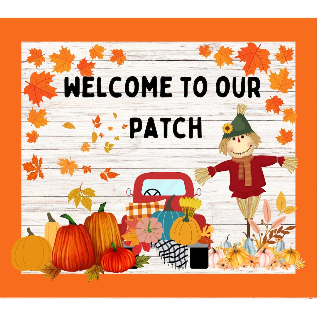 Welcome Back to School Bulletin Board Printable, Fall Bulletin Board ...