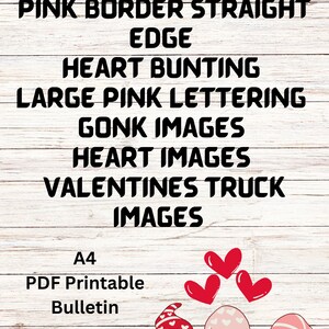 Valentines Bulletin Board Kit Printable, Valentines Classroom Decor ...
