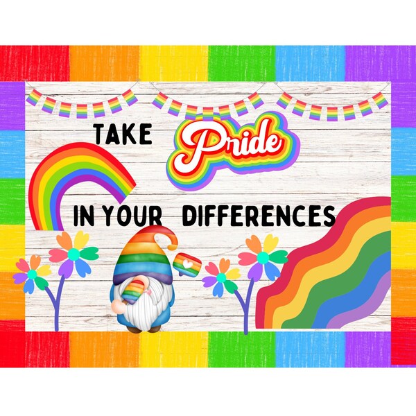 Inclusive School Bulletin Board - Etsy