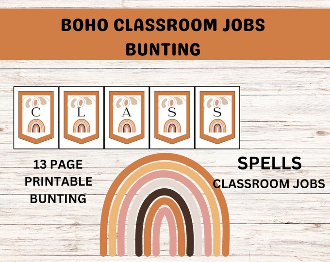 Boho Classroom Jobs Editable With Classroom Job Application - Matches ...