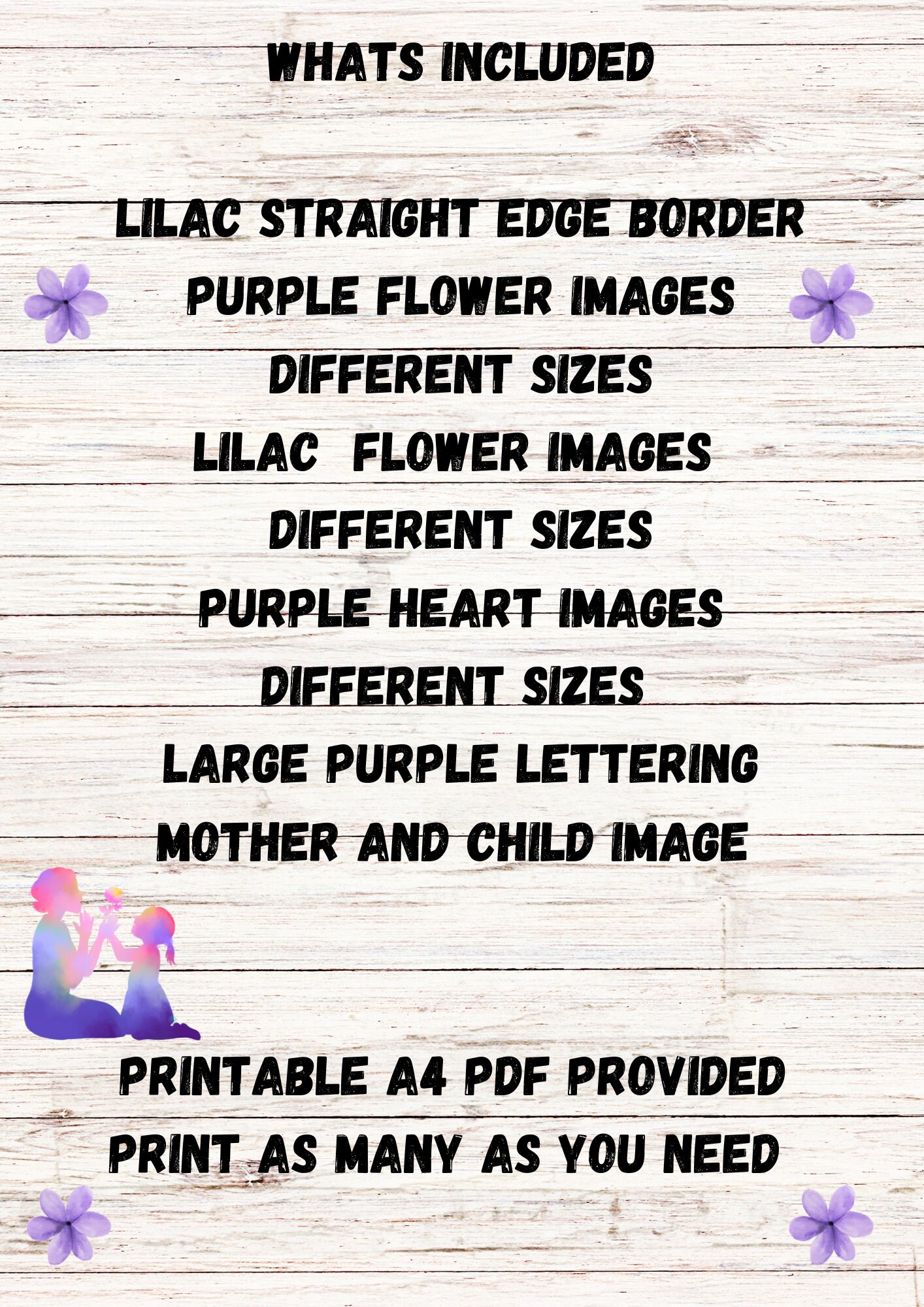 Mothers Day Bulletin Board Kit, Printable Happy Mothers Day Bulletin ...