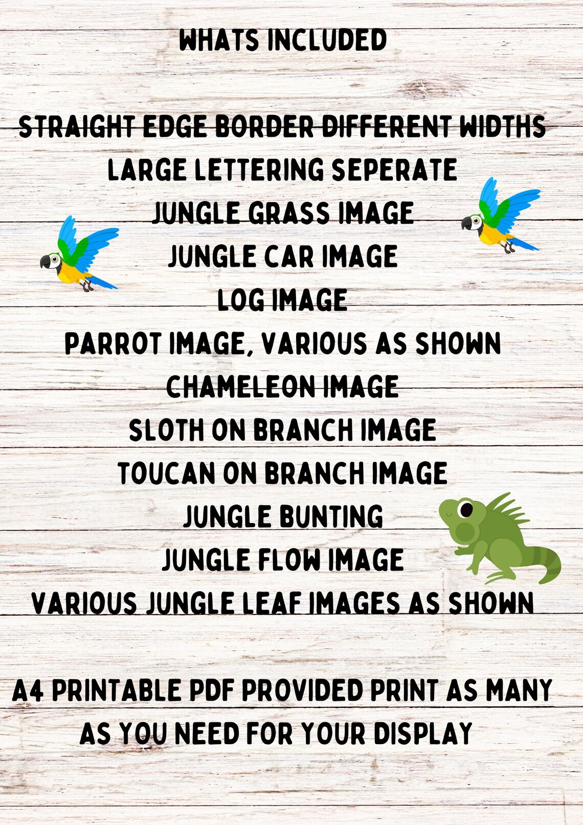 Jungle Bulletin Board Printable, Welcome to the Jungle Bulletin Board ...