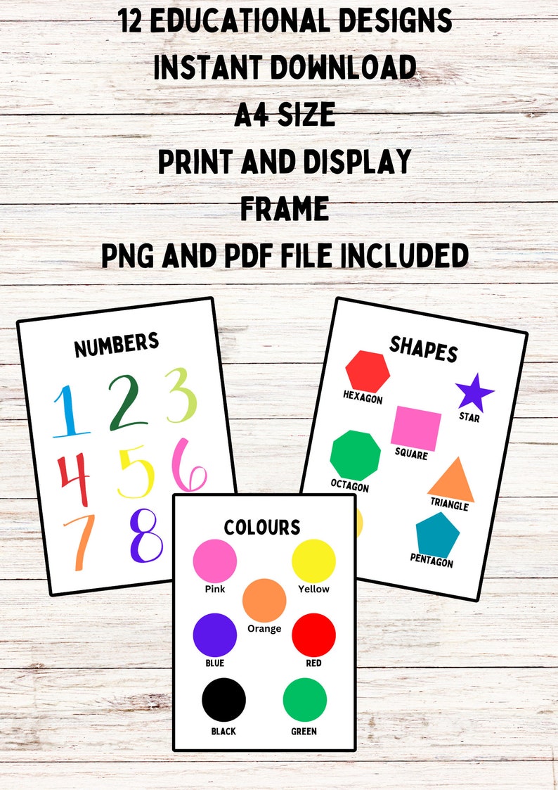 Educational Posters Printable, Classroom Wall Art Printable, Classroom ...