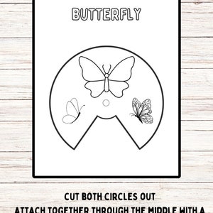 Butterfly Life Cycle Craft Printable, Butterfly Life Cycle Printable ...
