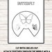 Butterfly Life Cycle Craft Printable, Butterfly Life Cycle Printable ...