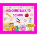 Welcome Back to School Bulletin Board: Bright Classroom Decor ...