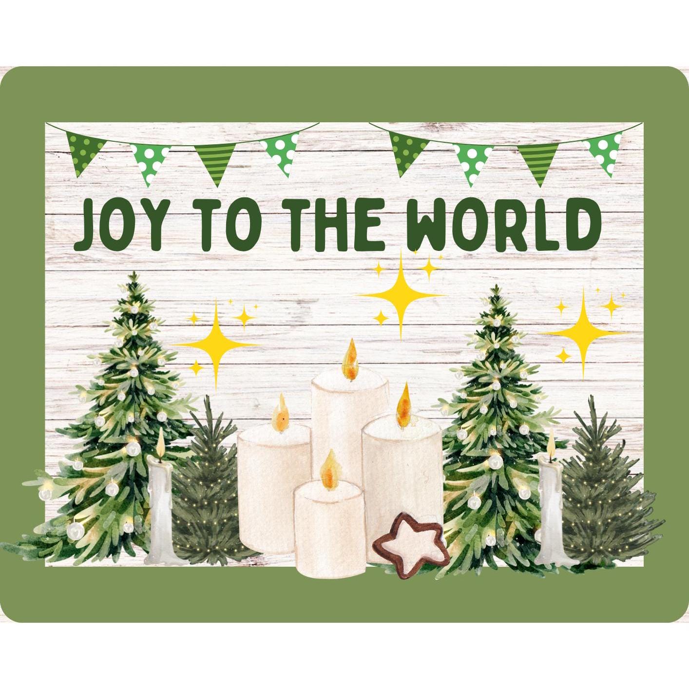 Christian Christmas Bulletin Board Printable, Bible Quote Bulletin ...