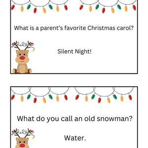 Christmas Riddles Game: 40 Printable Holiday Brain Teasers (PDF) - Etsy