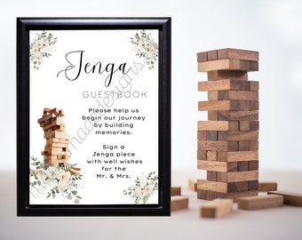 Jenga Bridal Sign - Etsy