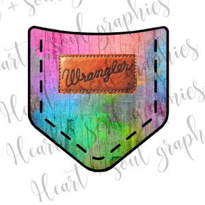 5 Wrangler Pockets-instant Downloads - Etsy