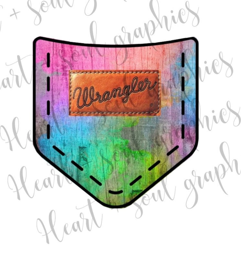 5 Wrangler Pockets-instant Downloads - Etsy