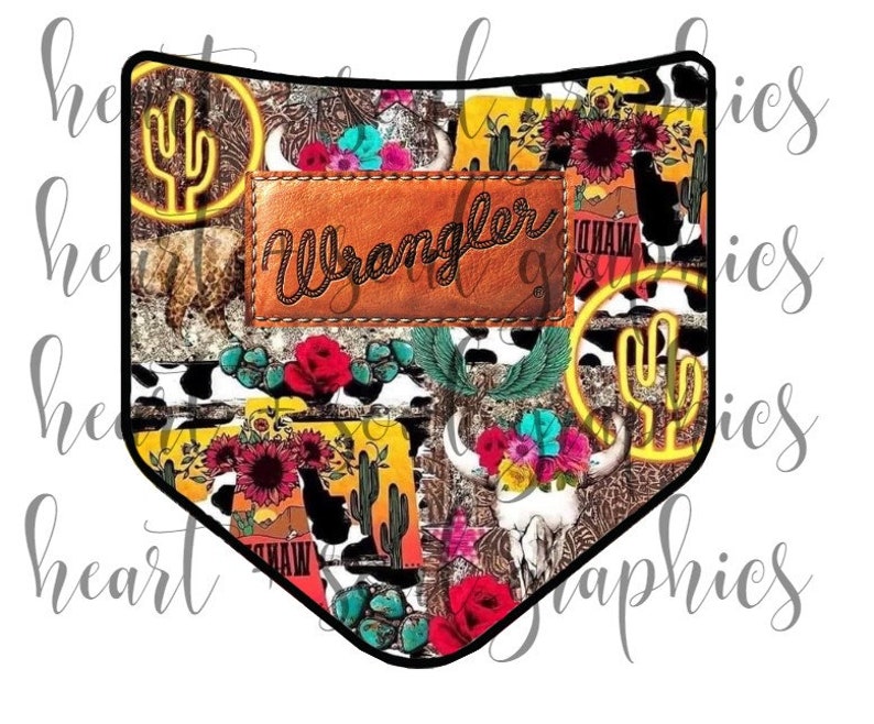 Western Pocket Digital Download - Etsy