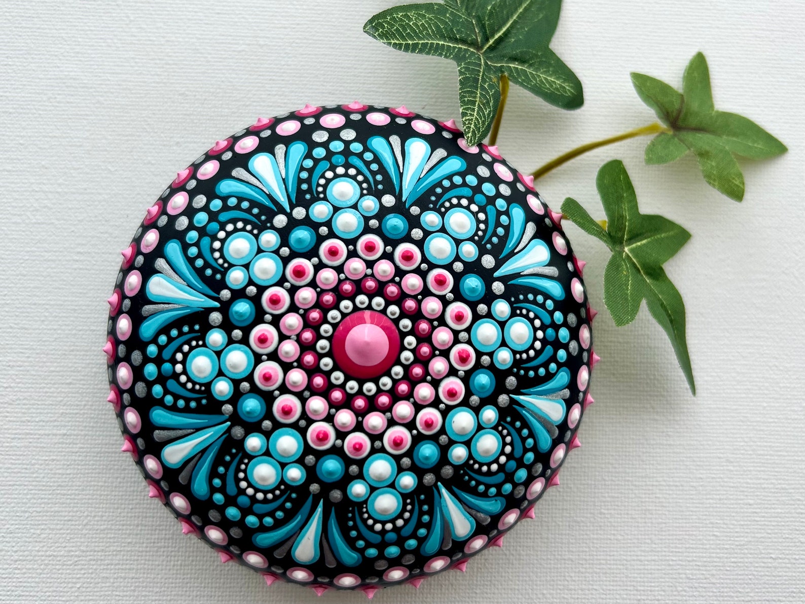 Mandala Stone Medium - Etsy