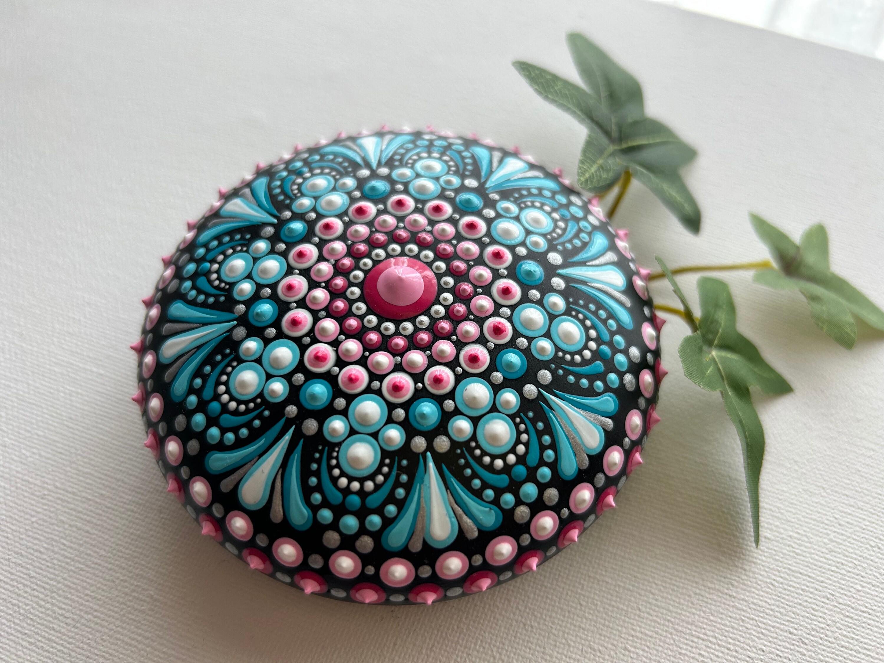 Mandala Stone Medium - Etsy