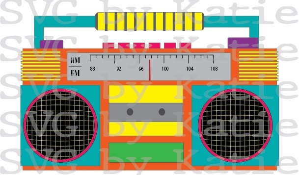 Retro Radio SVG - Etsy