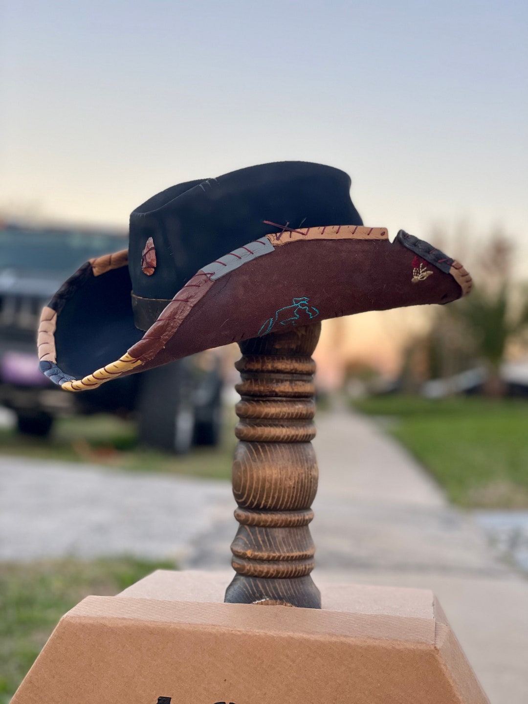 Rustic Unique Cowboy Hat - Etsy