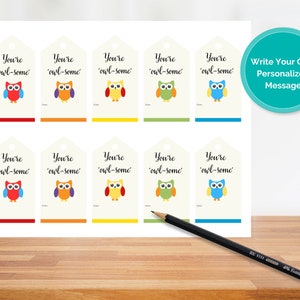 Teacher Appreciation Gift Tags, End of Year Gift Tags, Printable Gift ...