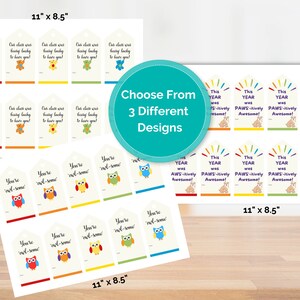 Teacher Appreciation Gift Tags, End of Year Gift Tags, Printable Gift ...