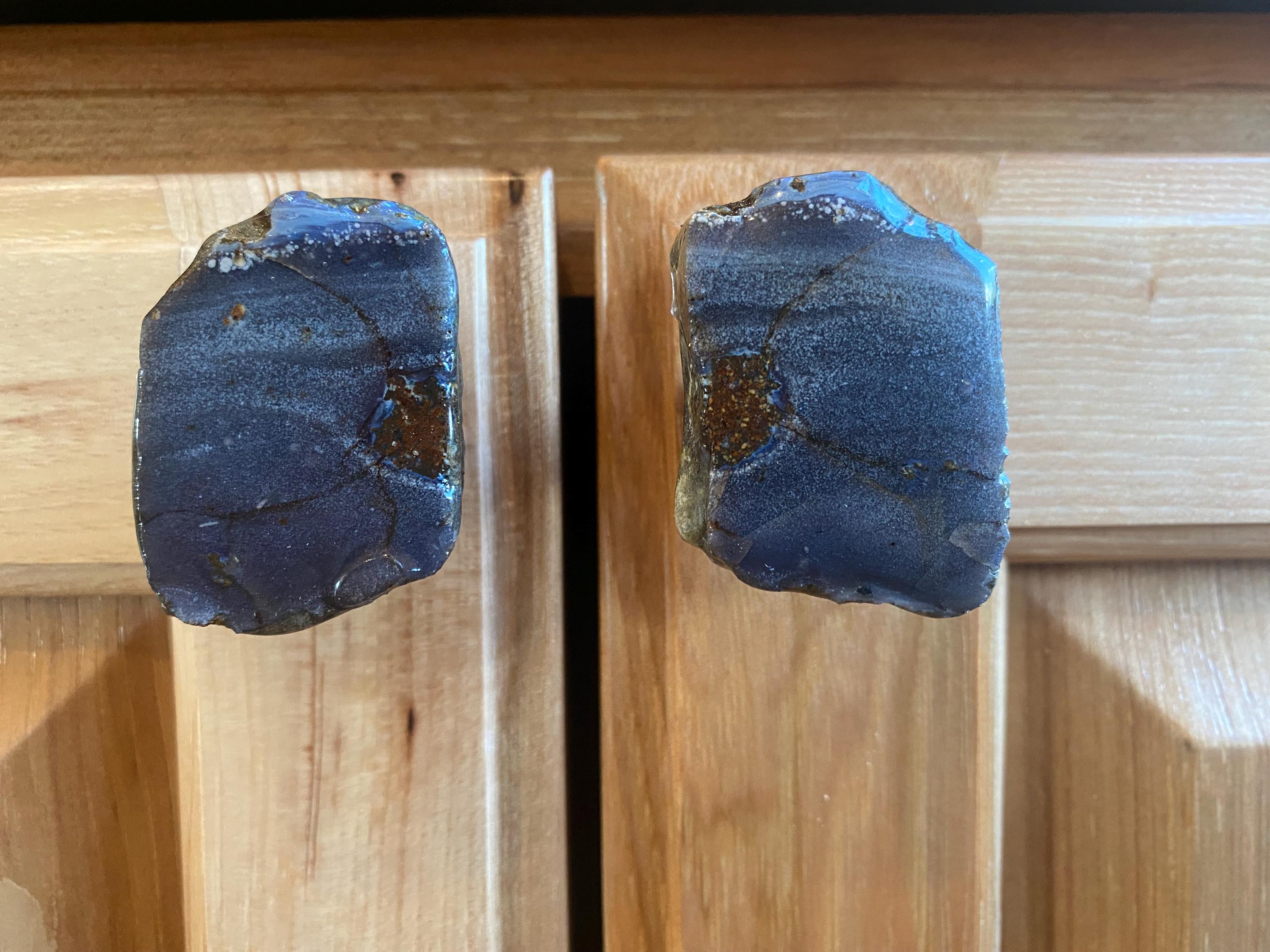 Unique Kitchen Knobs Cabinet Knobs Drawer Pulls Rock Handles Drawer ...