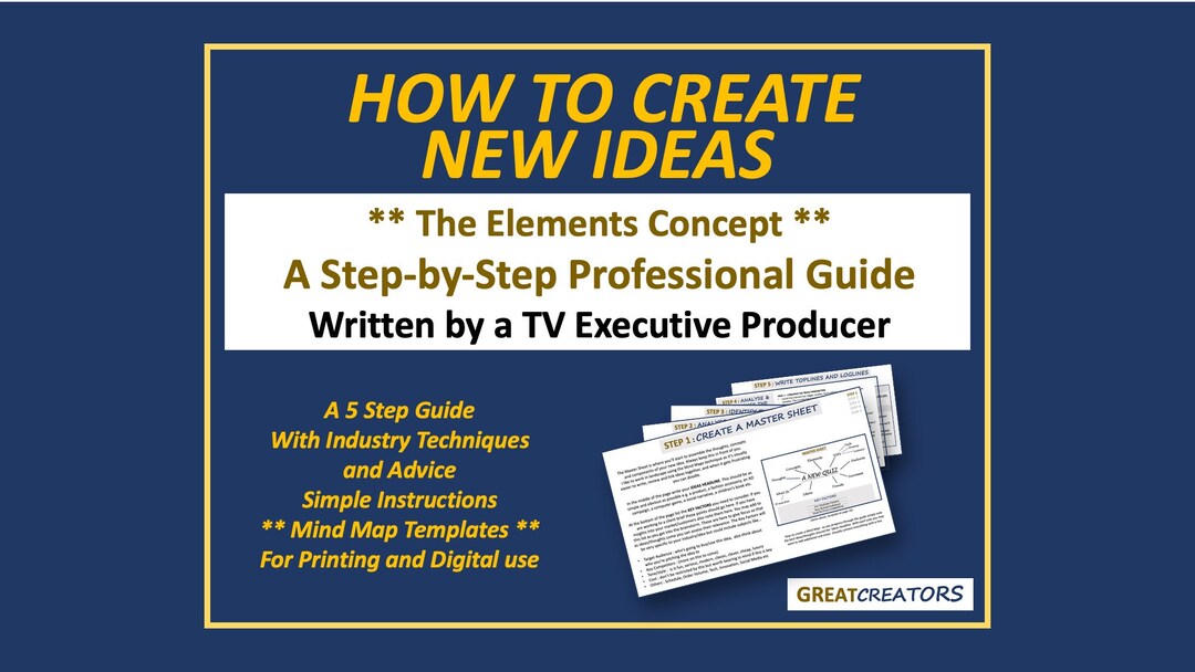 Brainstorming Guide by TV Executive Producer, Mind Map Templates ...